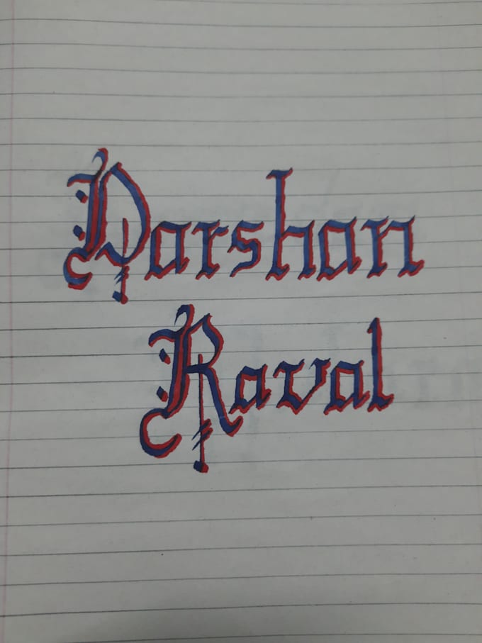 Write your name in calligraphy by Bhavi0709 | Fiverr