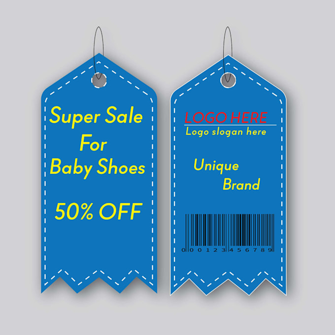 Design a unique and impressive product hang tag lable by Kanizm | Fiverr