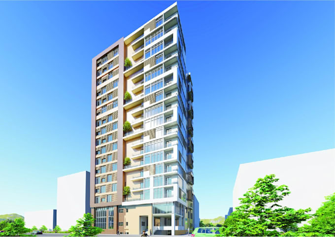 Do building 3d modeling and exterior rendering by Edomasmare | Fiverr