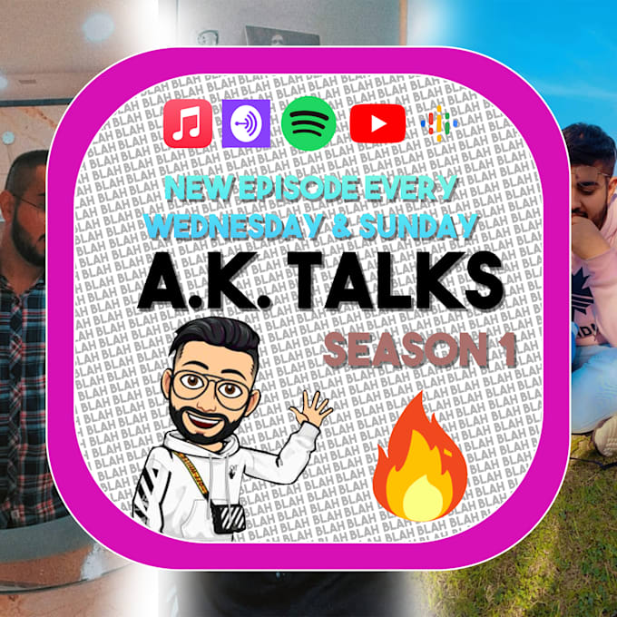 Create cover art for your podcast episodes by Iemashish | Fiverr