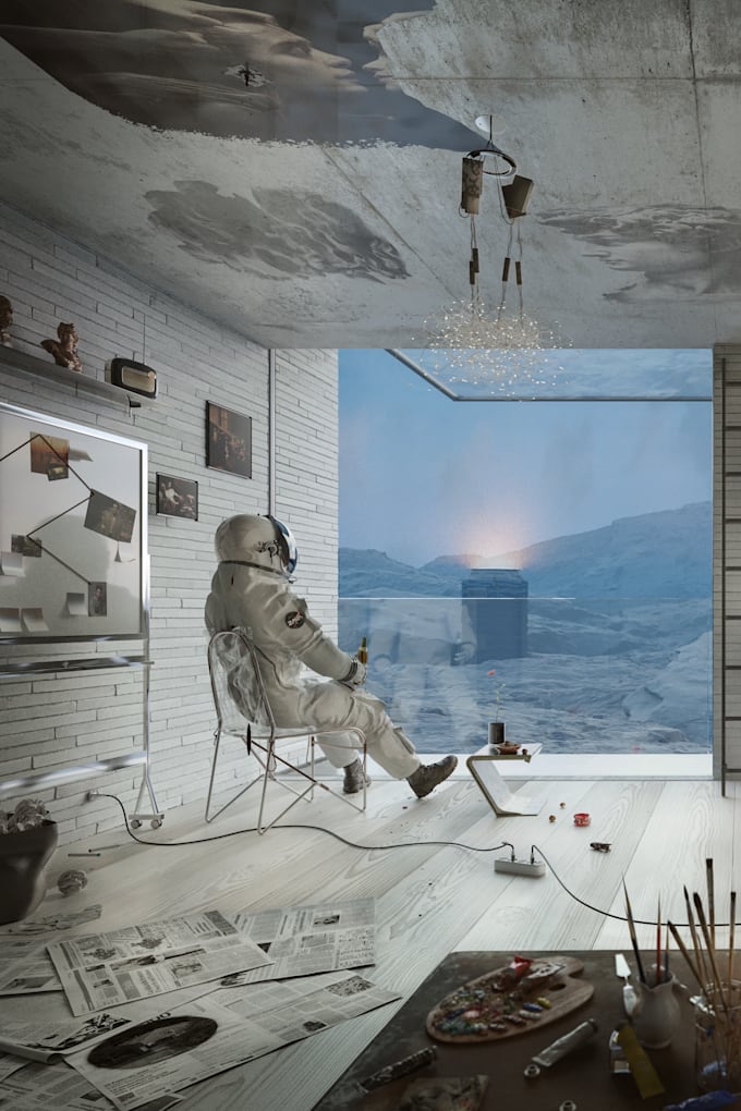 Create realistic architecture visualization by Nicoza | Fiverr