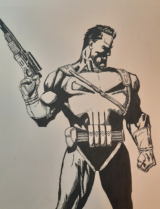 Make you a custom comic art piece of any character by Jwnixonart | Fiverr