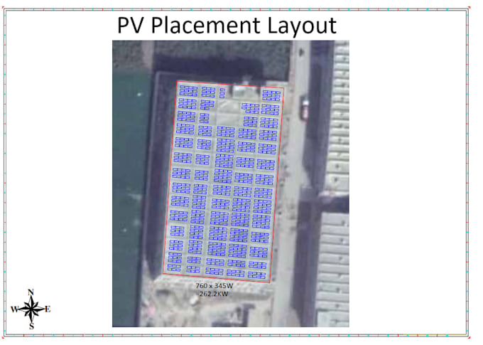 Design and draw 2d layout of solar pv system on auto cad by ...