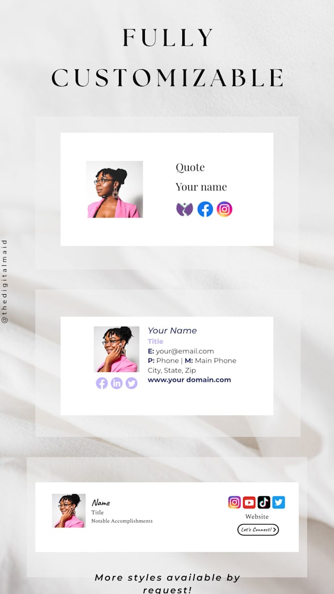 Create gmail signatures with clickthrough social media icons by ...