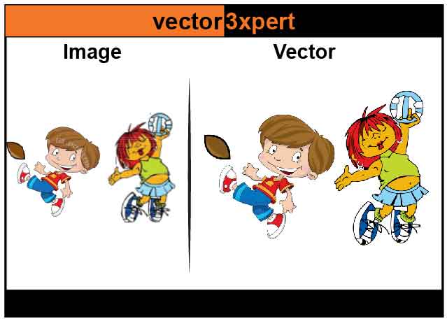 Create and trace cartoon in to vector by Vector3xpert | Fiverr