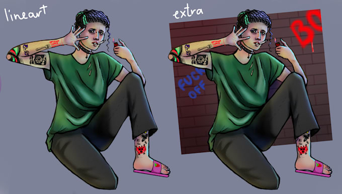 Draw Semirealistic Illustration For You By Greencan Fiverr