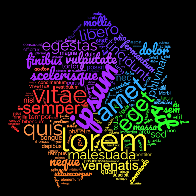 Create professional and personal word cloud art for you by Somu132 | Fiverr