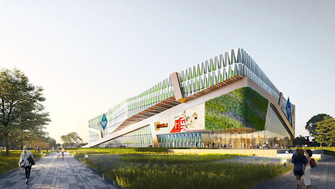 Create high quality outdoor rendering by Yuanjialei | Fiverr