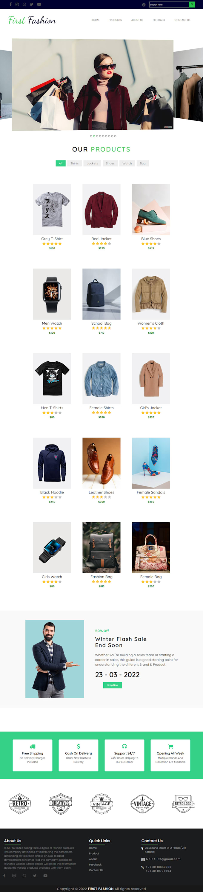 Create Clean And Responsive Website Using Html Css Bootstrap Javascript