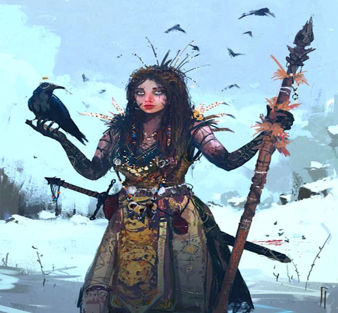 Draw dnd, dd, dungeon and dragon character design by Rowwhite | Fiverr