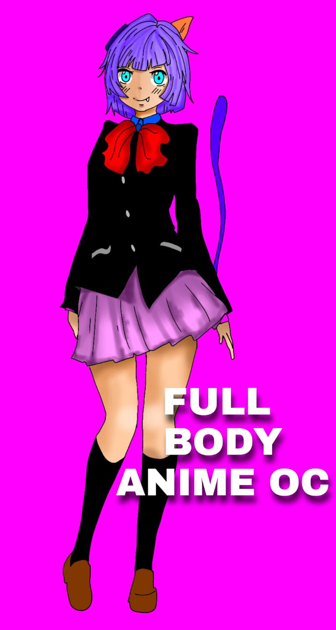 Draw an original anime character, fan art, you in manga style by ...