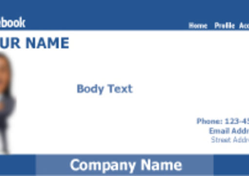 Design a facebook business card by Gal225 | Fiverr