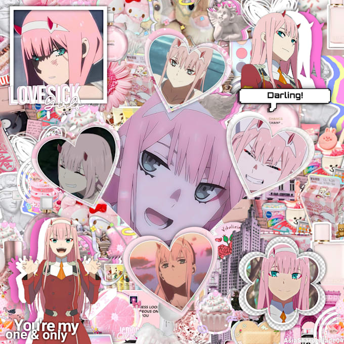 Zero two queen of pink by Asiacarlesi04 | Fiverr