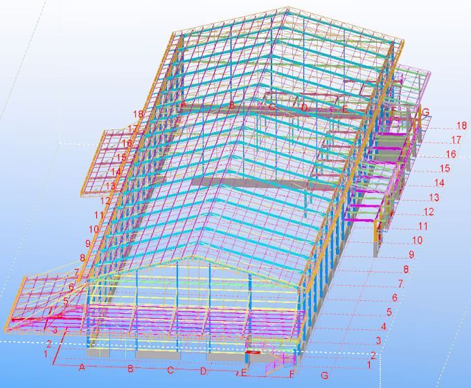 Help you to steel structure modelling by Mr_nurlathif | Fiverr