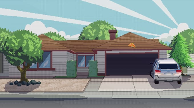 Create custom pixel art backgrounds for you by Leondavey93 | Fiverr