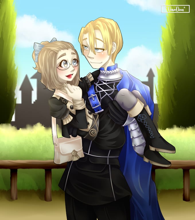 Draw your oc full body by Deamdivus | Fiverr