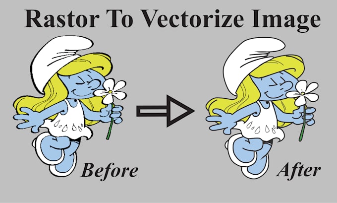Convert your image to vector, redraw, or vector tracing by ...