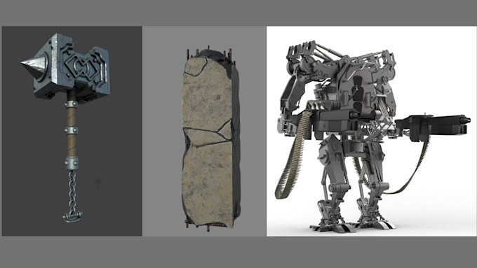 Create low or high poly models, props for your game by Osho_saklani ...