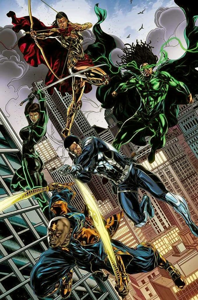 Create unique superhero cartoon comic character by Chihienhu | Fiverr