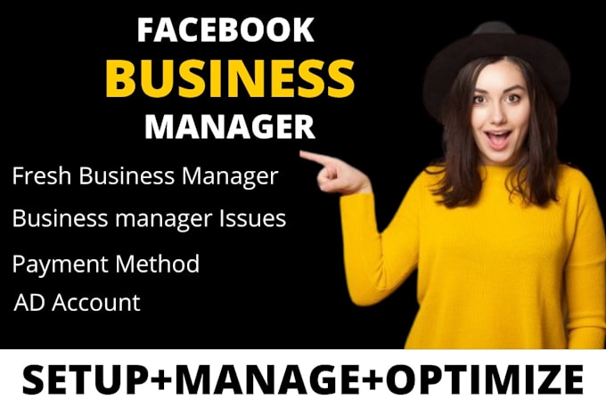 Create facebook business manager and ad account by Kumarpiyush666 | Fiverr