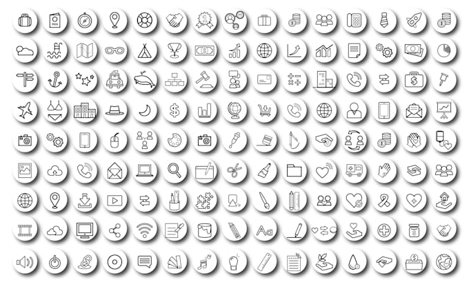 Design custom vector icon set for app and website in 24 hours by ...