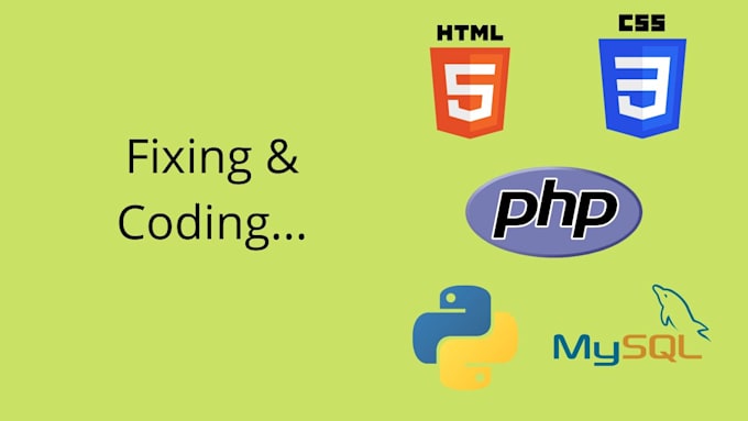 Fix error or redesign php, mysql, html, python and css by Tehseen_web ...