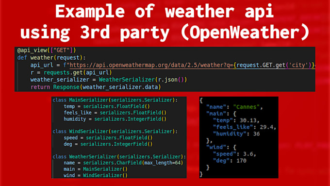 Create a rest api with python or nodejs by Est3ban3 | Fiverr