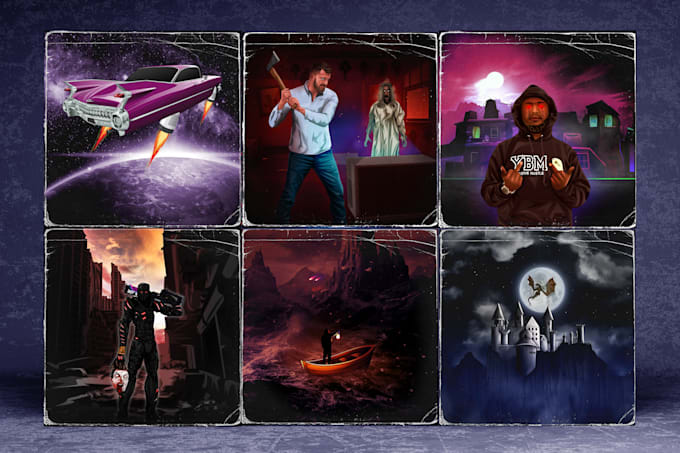 Draw fantasy, dark or evil nft art by Zalmiart | Fiverr