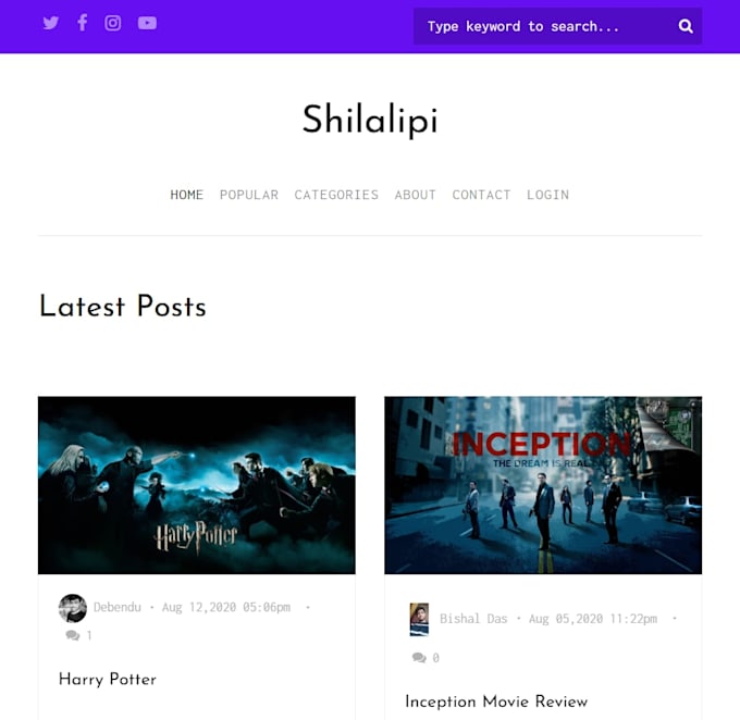 Create Websites Using Html Css Bootstrap React Node By Iamdebendu Fiverr