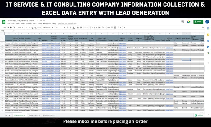 Be your reliable va and expert data entry worker with fastest data ...