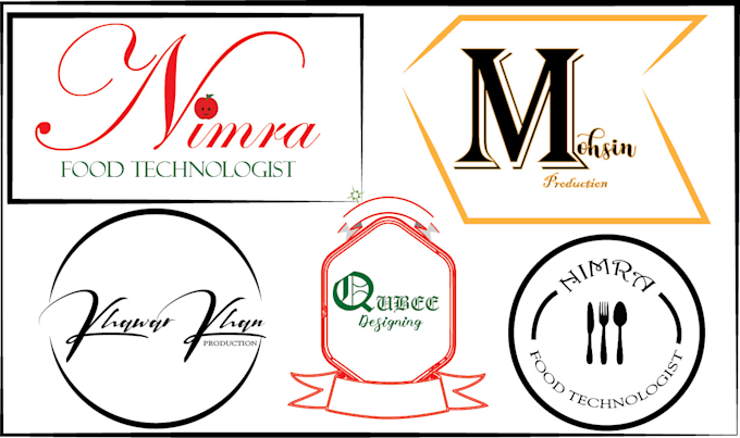 Design signature and pictorial logo by Qandeel_iqbal47 | Fiverr