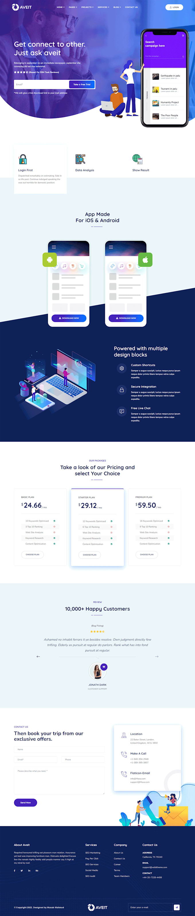 Do responsive website using html css bootstrap5 within 24h by Musabmahmud | Fiverr