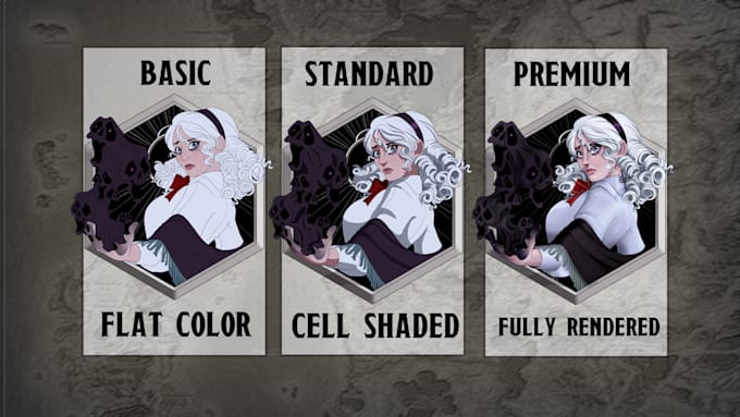 Draw dnd or ttrpg icon illustration commissions by Calacaz | Fiverr