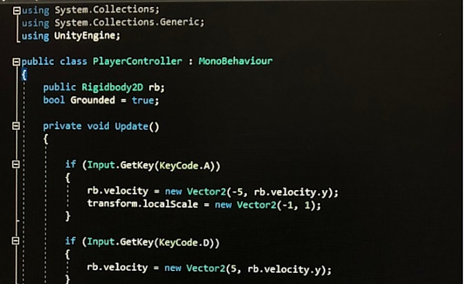 Program Games In Unity By Using C Sharp By Irfanahmad496 Fiverr