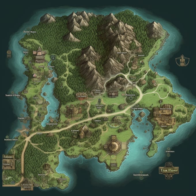 Draw rpg game and fantasy novel by Zholonismailov3 | Fiverr