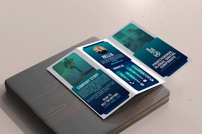 Design 2 pages flyer poster brochure design for any event in 24 hours ...