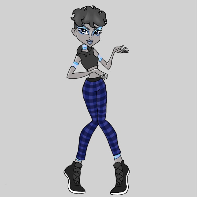 Create a custom monster high inspired character by Yellowskyarts | Fiverr
