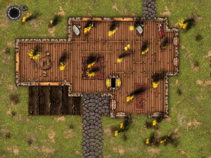 Create you a fantasy battlemap by Johnconch | Fiverr