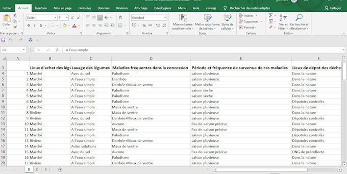 Enter your data into excel by Ghislain_lao | Fiverr