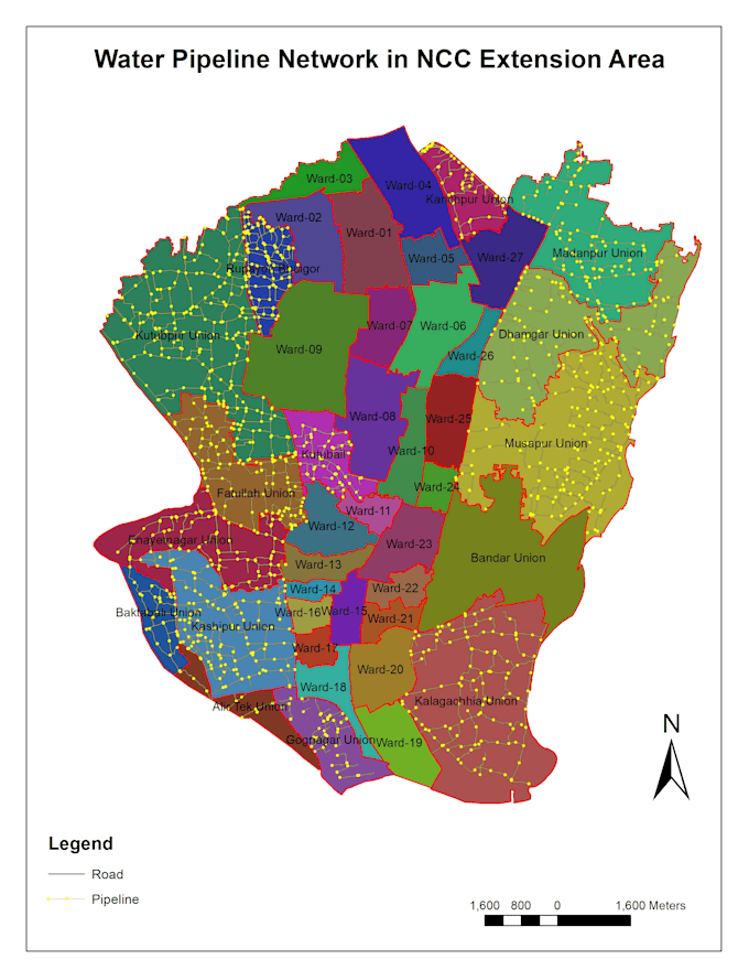 Digitize geographical data using gis and make maps by Ashikahmed23 | Fiverr