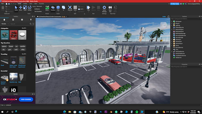 Build any model or building in roblox studio and realistic by ...