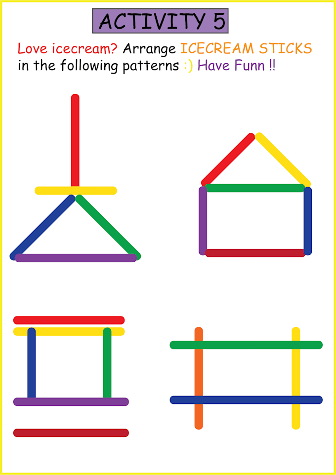 Prepare activity worksheets for your children by Muqadasraheel | Fiverr