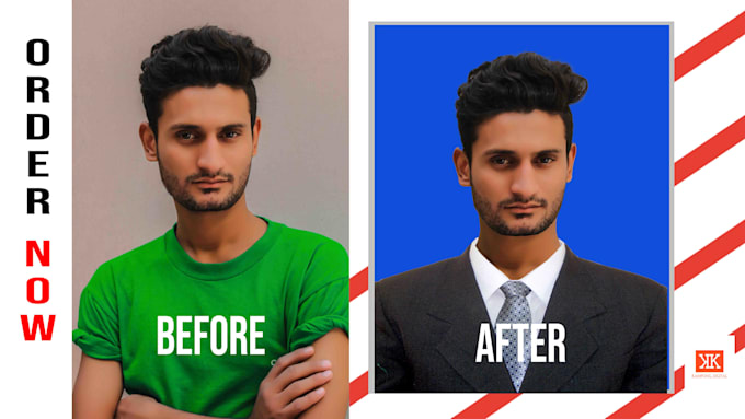 Create your formal photos instantly by Kampungdigital | Fiverr