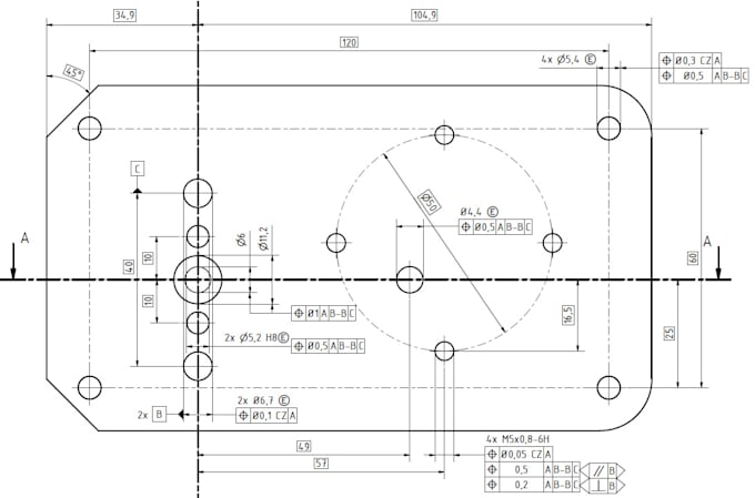 Technical drawing cad gdt gdandt iso gps 2d by Form_lage | Fiverr