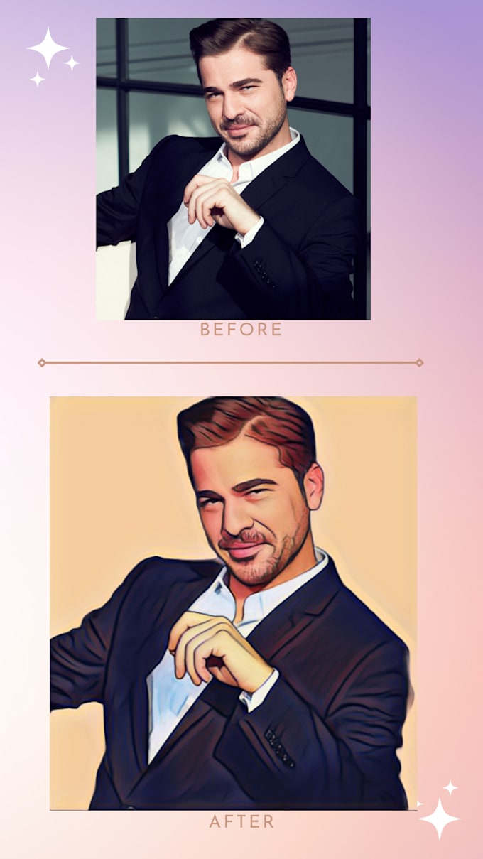 Edit your pics and i will make that in victor art by Nizakatbosan | Fiverr