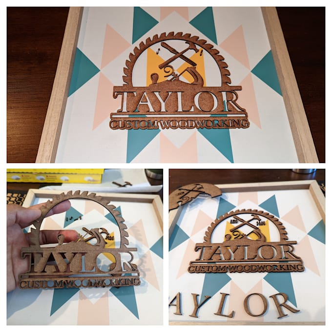 Laser cut your logo or emblem and physically mail it to you by Bwilksyo ...