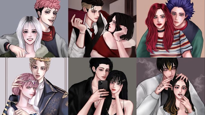 Draw your fav character or your original characters by Bluevlbes | Fiverr