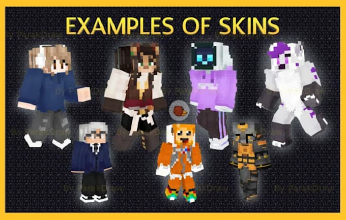 Create best custom minecraft skins by Alikaan_ | Fiverr