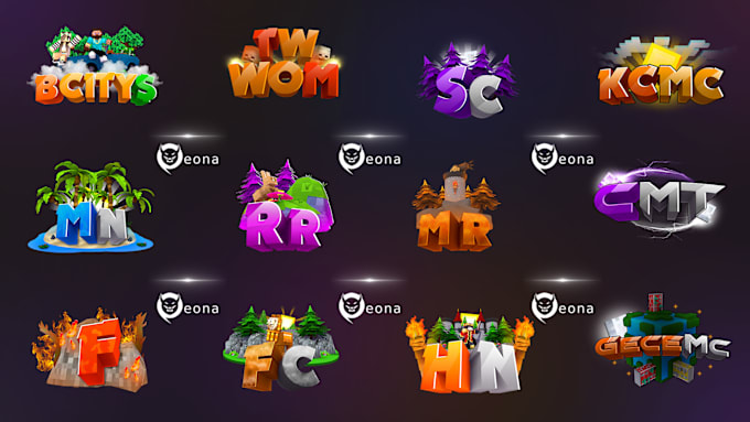 Create custom server icon logo for your minecraft server by Peonadesign ... Create custom server icon logo for your minecraft server by Peonadesign ...