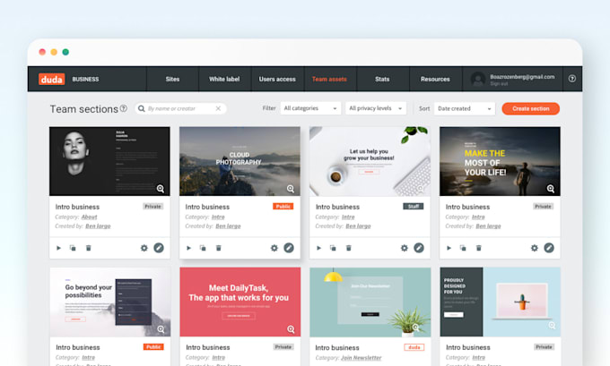 Create duda website design using duda website builder by Excel_web | Fiverr